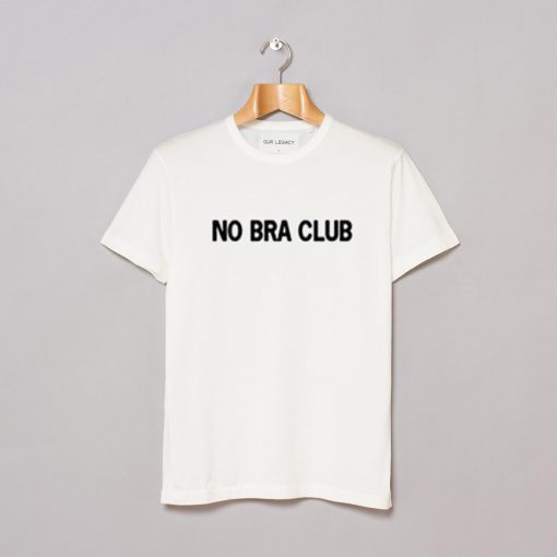 No Bra Club White t shirts - donefashion.com
