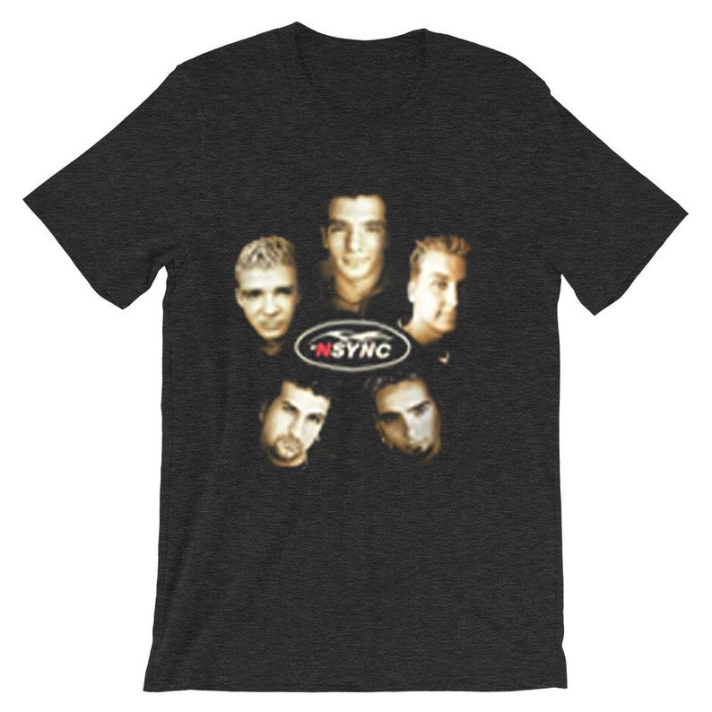 Vintage NSYNC Justin Timberlake Promo Tour Concert Green Army T shirts