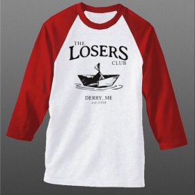 The Losers Club White Black Raglan T shirts